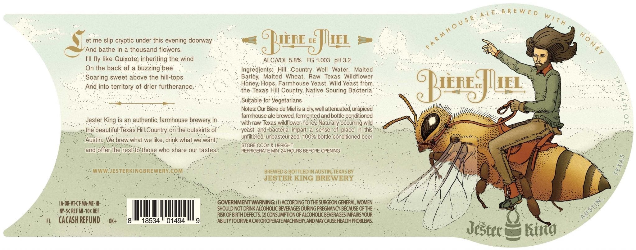 Josh Cockrell and the Beer Labels of Jester King - Thirsty Bastards